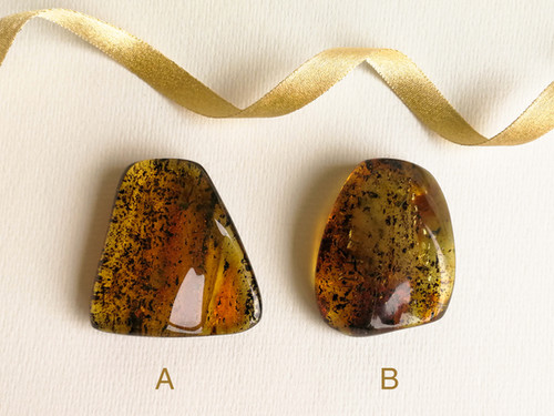 Structural shape natural amber light green color souvenir stone | Amber ...