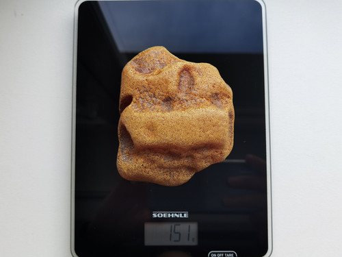 Natural amber raw material with skin 151 grams | Amber by Torvela