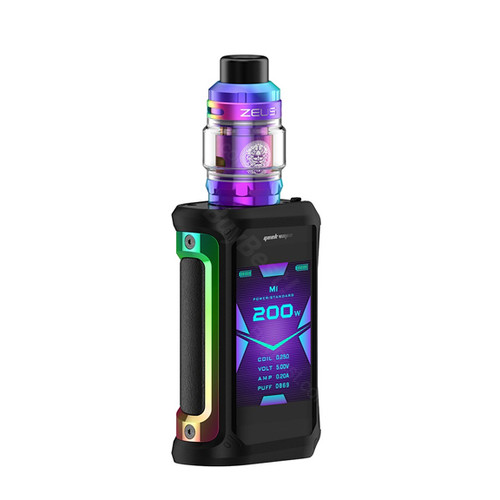 Aegis X Zeus Rainbow & Black Vape | Fumo Novelties