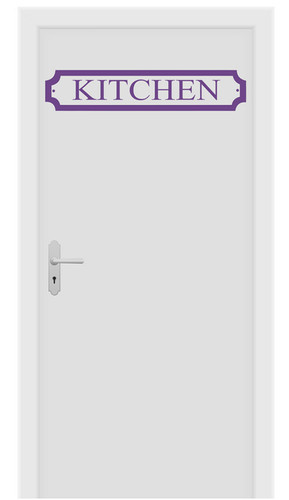 Kitchen - Vinyl Sticker, Decal, Door Sign | Fabulous Stickers