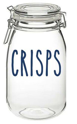 Crisps - Sticker for Storage Jars/Container | Fabulous Stickers