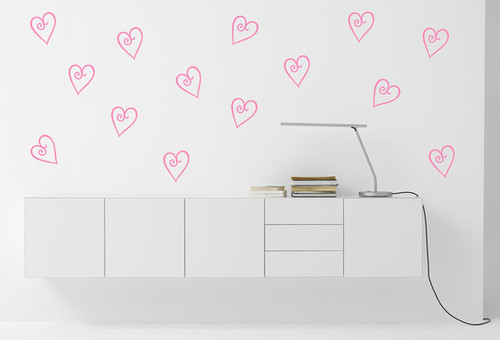 Classic Heart Vinyl Stickers | Fabulous Stickers