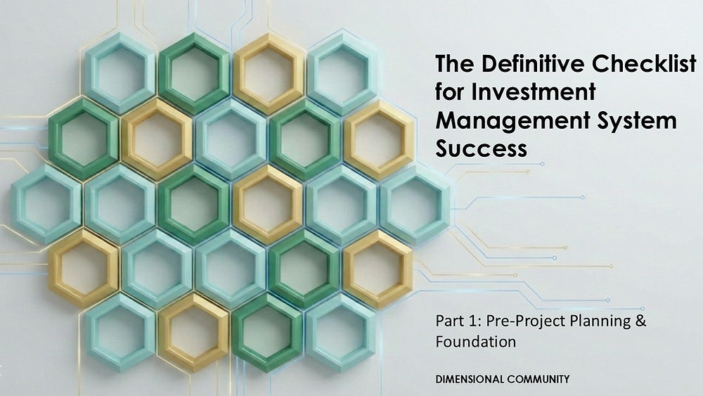 Investment Management System Success: The Definitive Guide