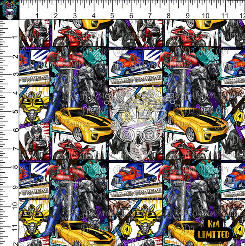 Transforming Fighters Comic | K&A Custom Fabrics