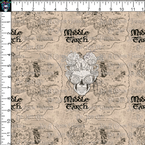 LOTR Map Of Middle Earth | K&A Custom Fabrics