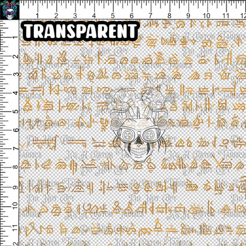 LOTR Middle Earth Writing Clear/Holo Vinyl | K&A Custom Fabrics
