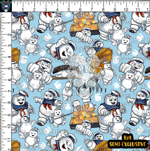 Stay Puff Blue | K&A Custom Fabrics