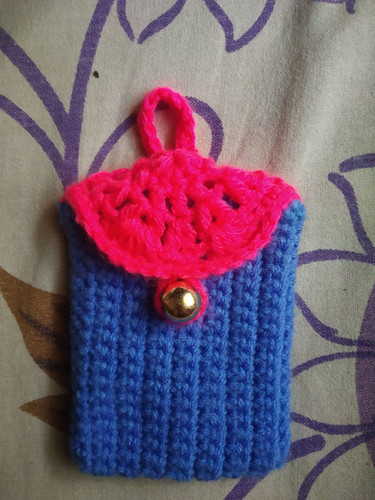 Handmade Woolen Mini Pouch Bag | Poulami'sWoolenWorld