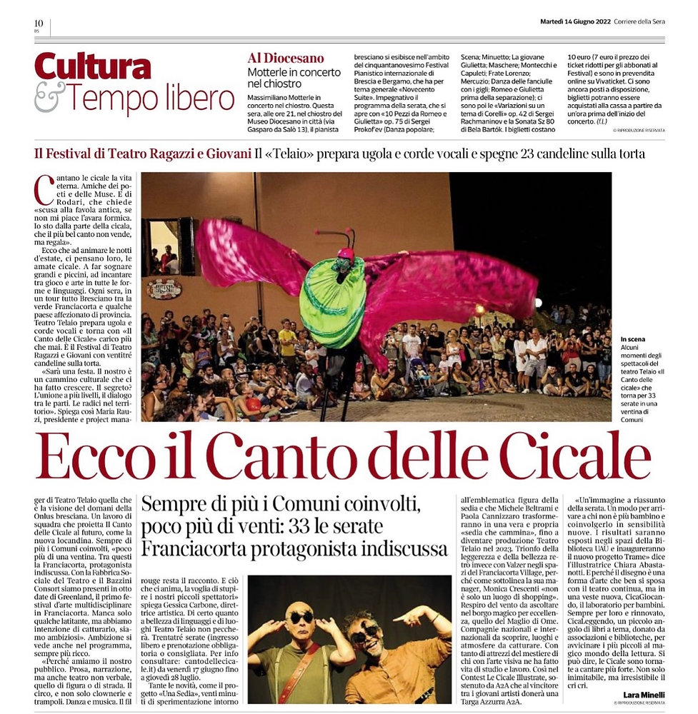 E le Cicale tornano a cantare, forte più che mai