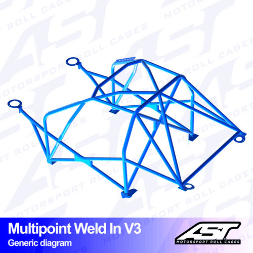 Arco de seguridad AST BMW E92 Coupe MULTIPOINT WELD IN V3 | Mingorri Racing