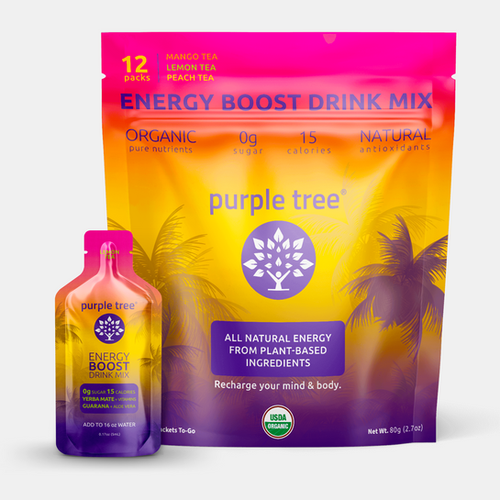 Energy Boost Packets, Organic | Purple Tree