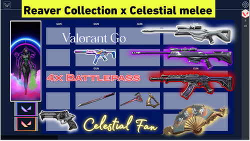 6premium celestial fan+4bp | valorantindiabazaar