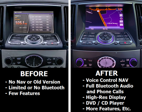 G35 / G37 Navigation Harness Adapter Kit: Upgrade 2007-09 Cars | OWC ...