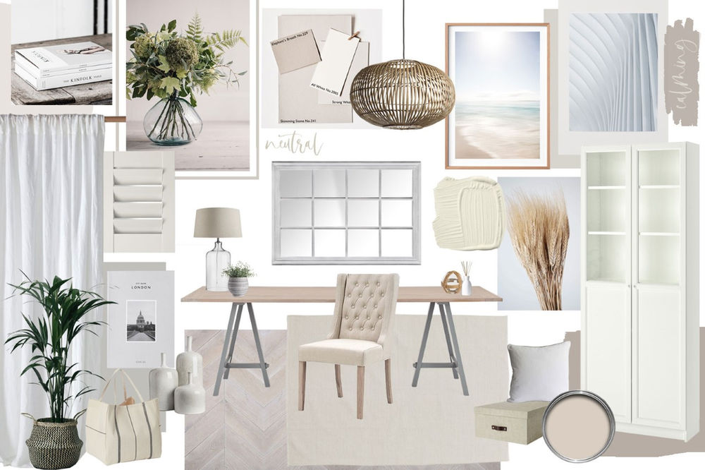 Calming Home Office Inspiration