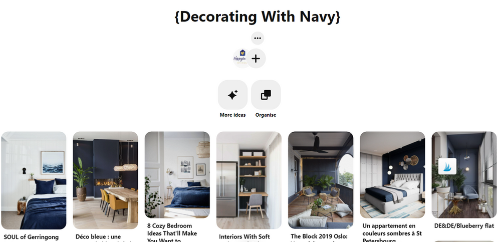 Decorating With Navy Blue | Your Ready Made Pinterest Board