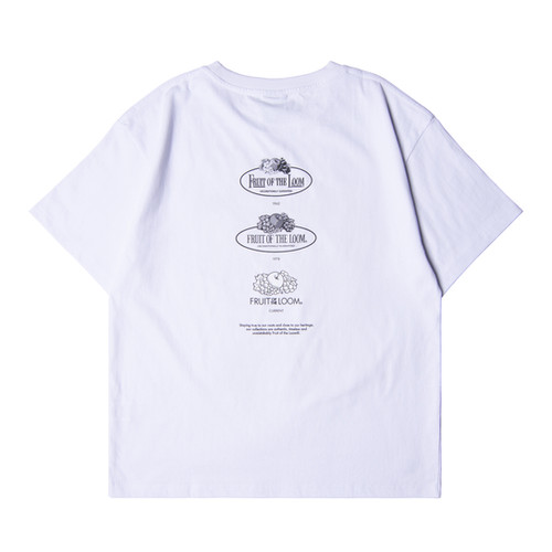 FOTL 1962 1978 CURRENT LOGO T-SHIRT | Fruit Of The Loom HK