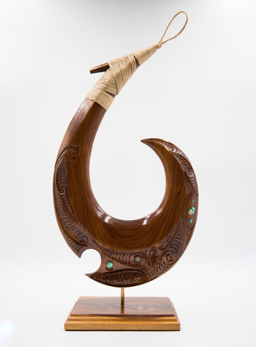 Maui’s Hook with koru design | Tane Designs