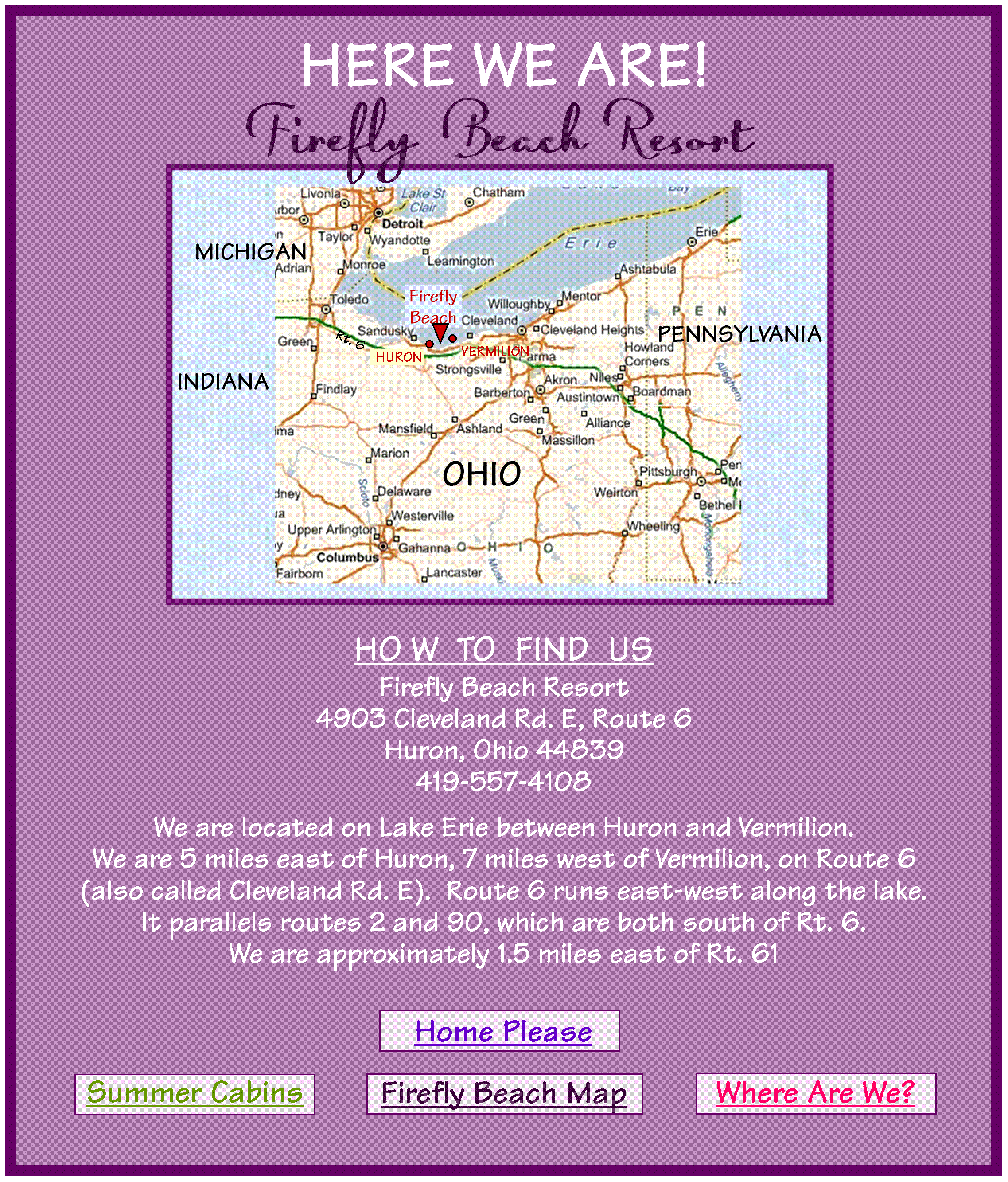 How To Find Us! | Firefly Beach Resort