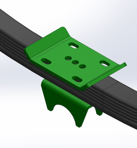 Sterling Rear Axle Leaf Spring Plates and Perches RL6 | Battle Born Brakes