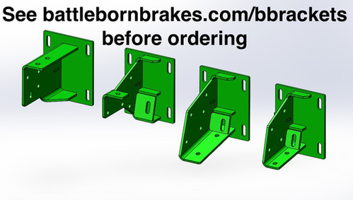 Bumper Brackets for Fabricated Bumper | Battle Born Brakes