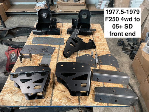 1977.5-1979 F250 4wd Lowboy to 2005+Super Duty Front Axle Kit SDAF26A ...