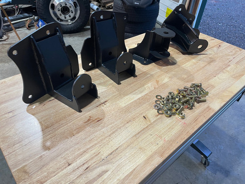 Ford Highboy Rear Leaf Spring brackets for Super Duty springs 4wd ...