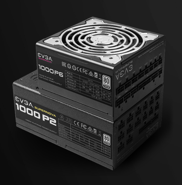EVGA 推出 SuperNOVA P6 系列模组电源：白金牌认证，最高 1000W