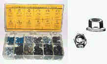 Metric Nut & Self Thread Cut Nuts Asst #AN-909CT | pdqsupply