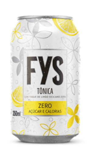 Refrigerante Fys Tônica com Toque de Limão Siciliano Zero 350ml - 12un ...