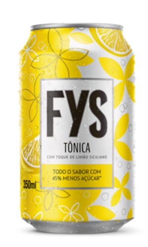 Refrigerante Fys Tônica com Toque de Limão Siciliano 350ml - 12 un ...