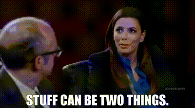 stuff can be 2 things