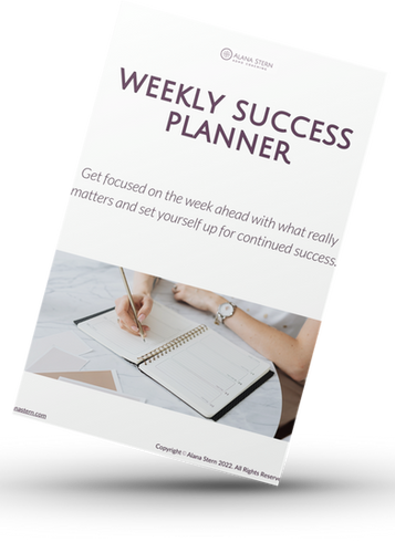 Weekly Success Planner | Alana Stern