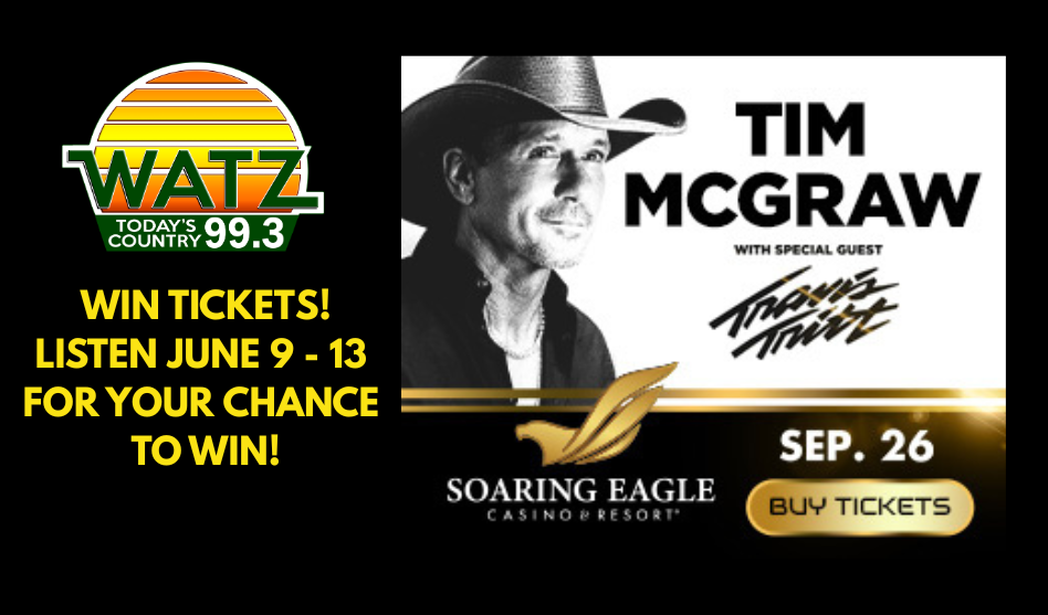 WIN TIM MCGRAW TICKETS | Watz