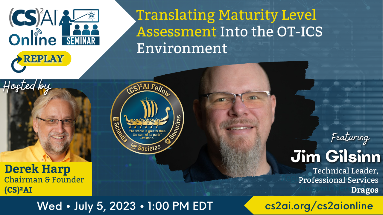 Translating Maturity Level Assessment Into the OT-ICS Environment | CS2AI