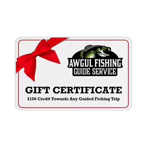 Gift Certificate: $100 Credit towards any Guided Fishing Trip | Awgul ...