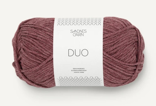 Sandnes Garn Duo Farbe 4344 dark powder pink | wollkosmos.de