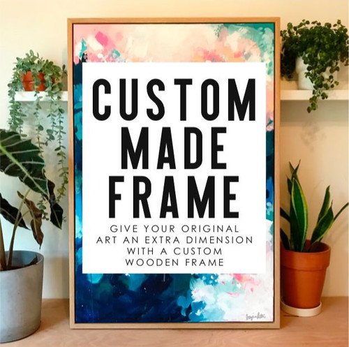Custom Handmade Wood Frame | Georgina Peters Art