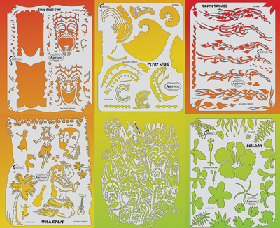 Artool tiki master II mini set of 6 art-tm-14-ms | Paul's Scale Models