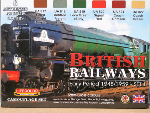 Lifecolor British Railways early period 1948-1959 set 1 XS10 | Paul's ...