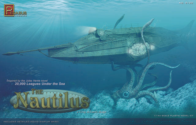 1:144 20 000 Leagues Under The Sea Nautilus Kit | Paul's Scale Models