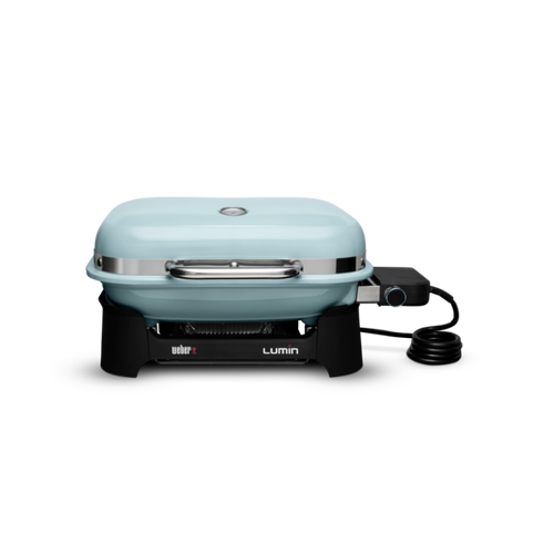 Asador Eléctrico Compacta Lumin Ice Blue | Weber Store Panamá | 539.99