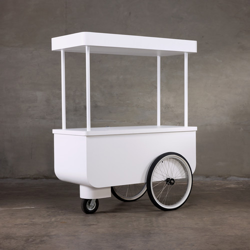 Rounded Body Cart | Chrome Event Furnishing