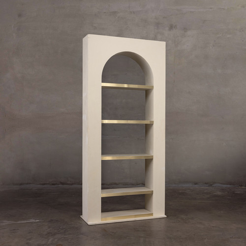 Stucco Arch Back Bar | Chrome Event Furnishing