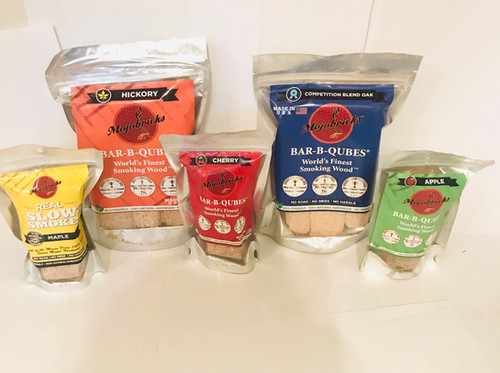 3 sample packs and 2 Medium Bar-B-Qube packs | Bar-B-Qubes