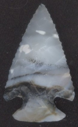 25-438 HOPEWELL DART POINT | FLINT KNAPPING PUBLICATIONS