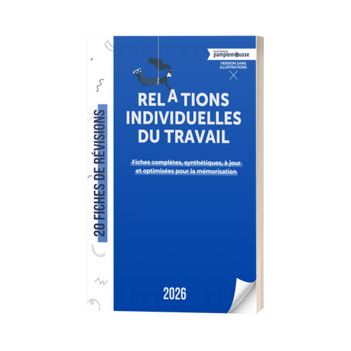 Fiches Relations Individuelles du Travail (2025-2026)