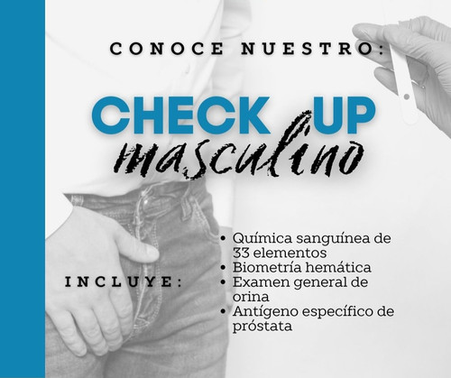 Check up Masculino | Laboratorios ADN