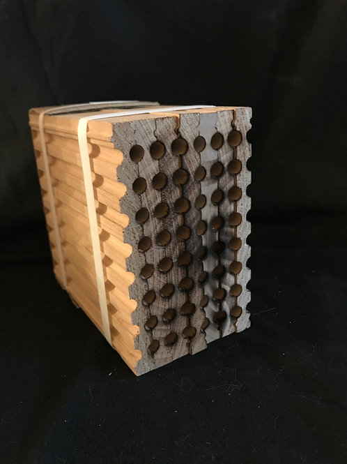 48 Hole Nesting Block | Knox Cellars Mason Bees