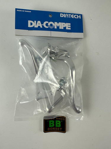 DIA COMPE Pre Bent LEVERS [SILVER] | boyds-bikes