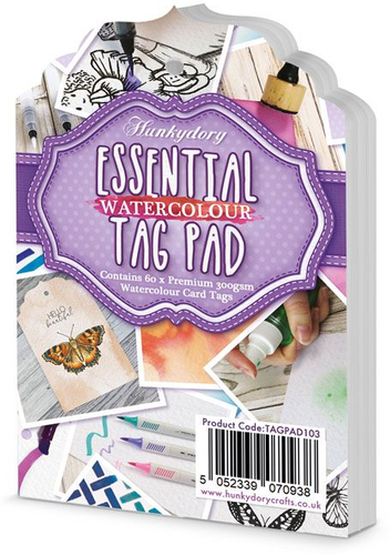 Essential Watercolor Card Tag Pad | towercrafts